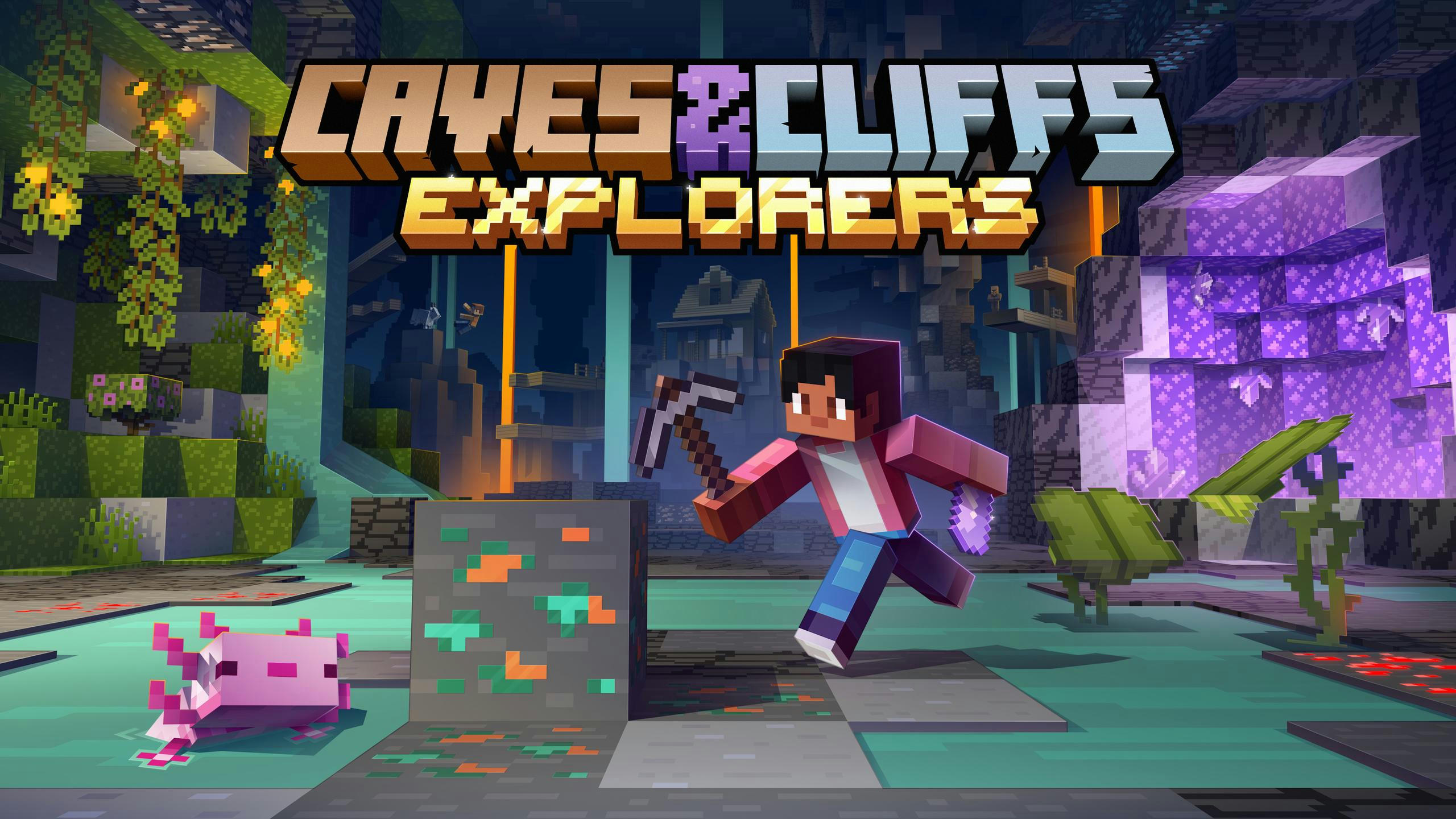 Minecraft Caves & Cliffs Explorers | Spark Universe - Minecraft Partner